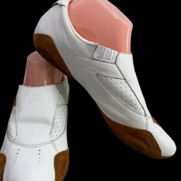 Pony | Shoes | Pony Leather Sneakers White Slip On Womens Us Size 9 Sku ...